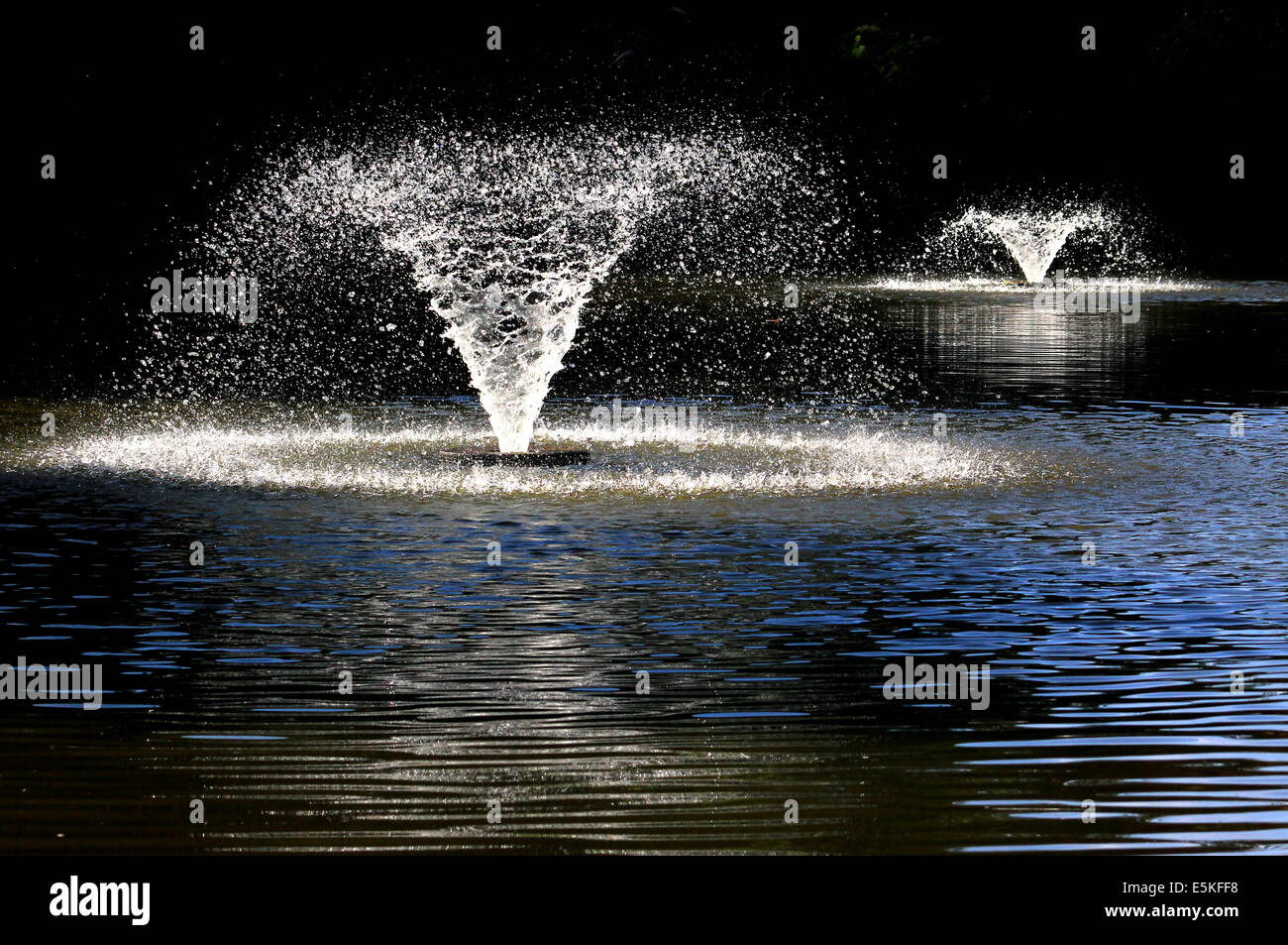 Fountain in Quarry Park, Shrewsbury Stock Photo - Alamy