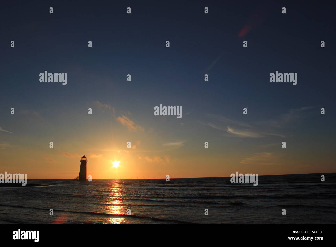 The lighthouse at point of ayr hi-res stock photography and images - Alamy