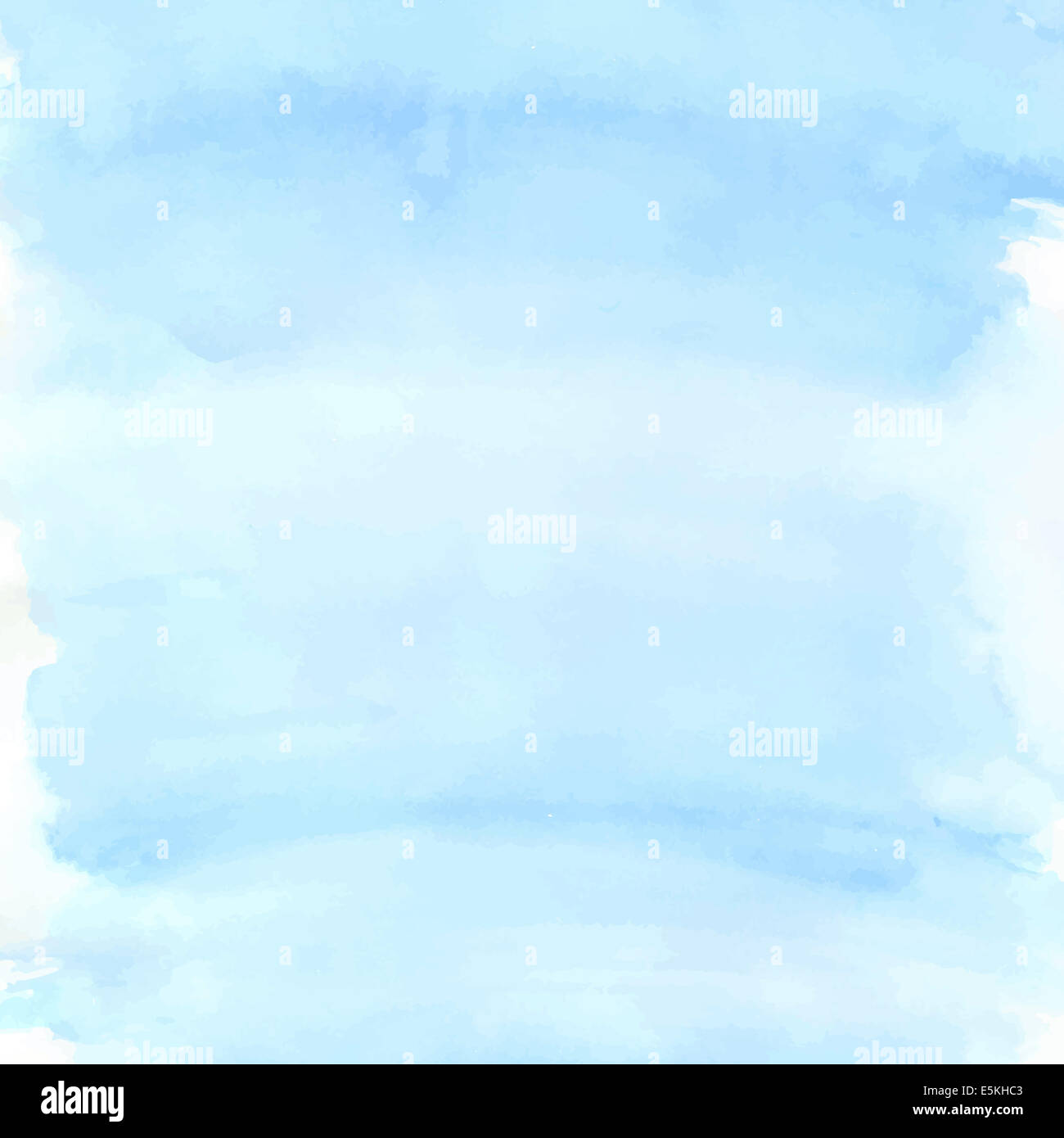 Blue watercolor painting background Stock Photo - Alamy