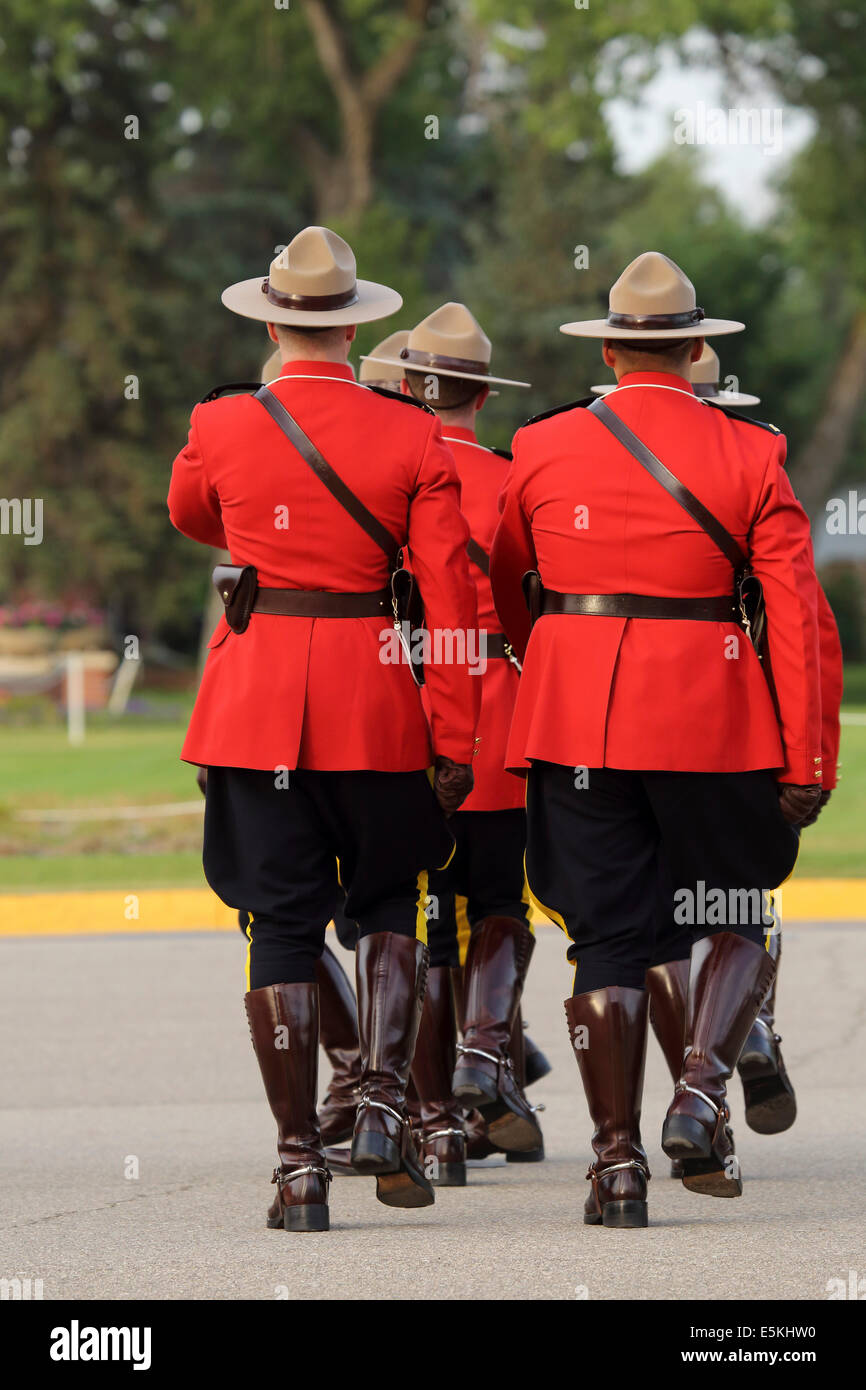 The Sunset Retreat Ceremony at the Royal Canadian Mounted Police (RCMP ...