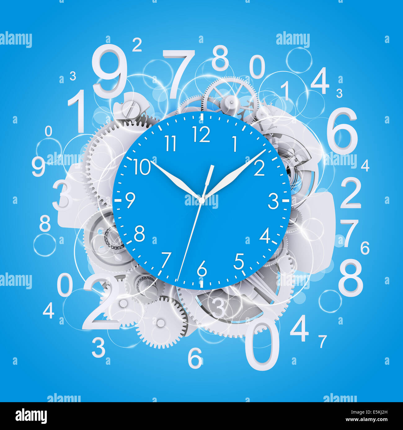 Mechanical figures circle clock hi-res stock photography and images - Alamy