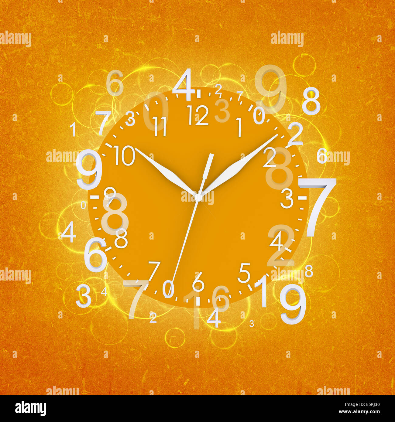 Clock face with figures Stock Photo - Alamy