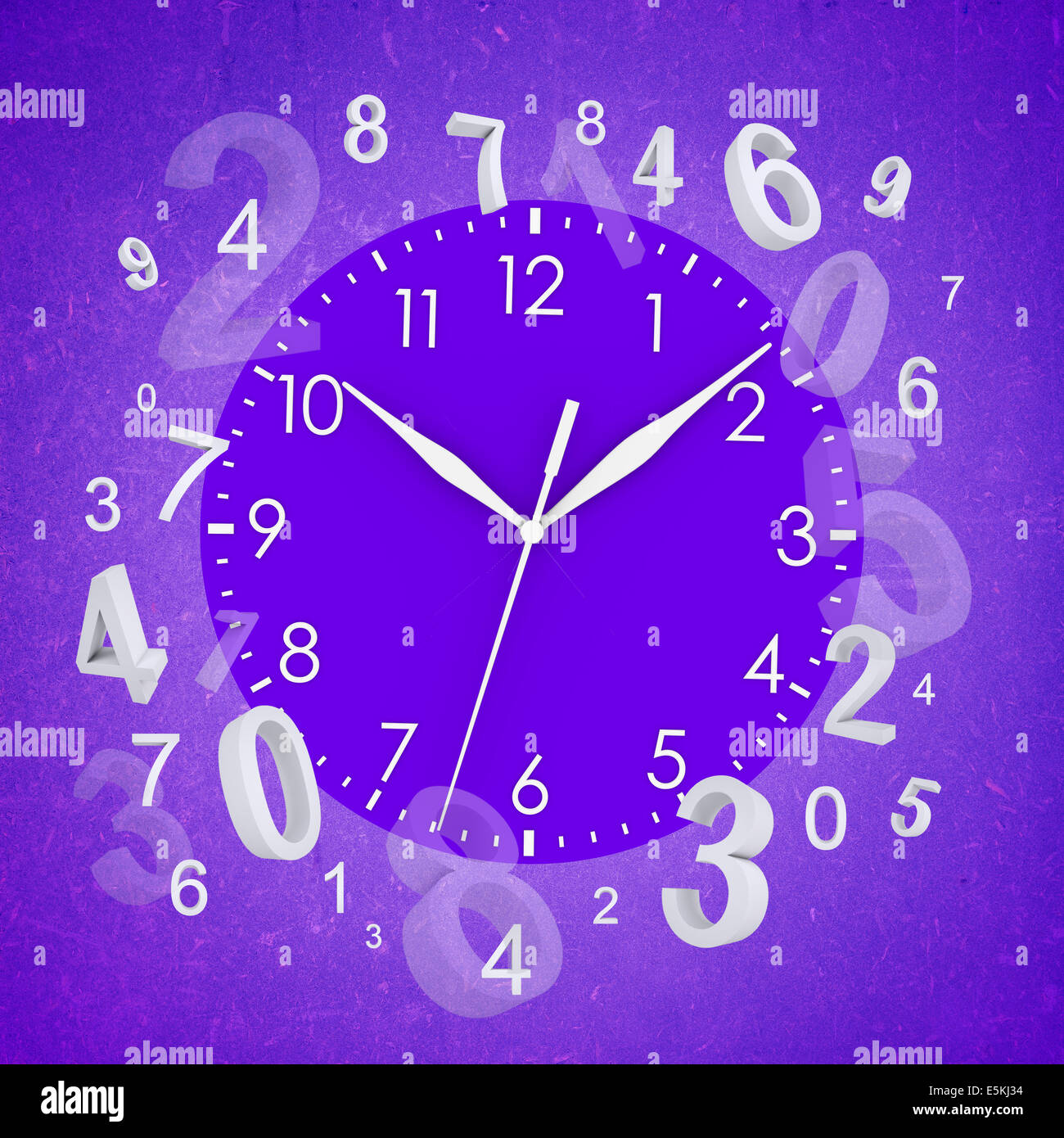 Clock face with figures Stock Photo - Alamy