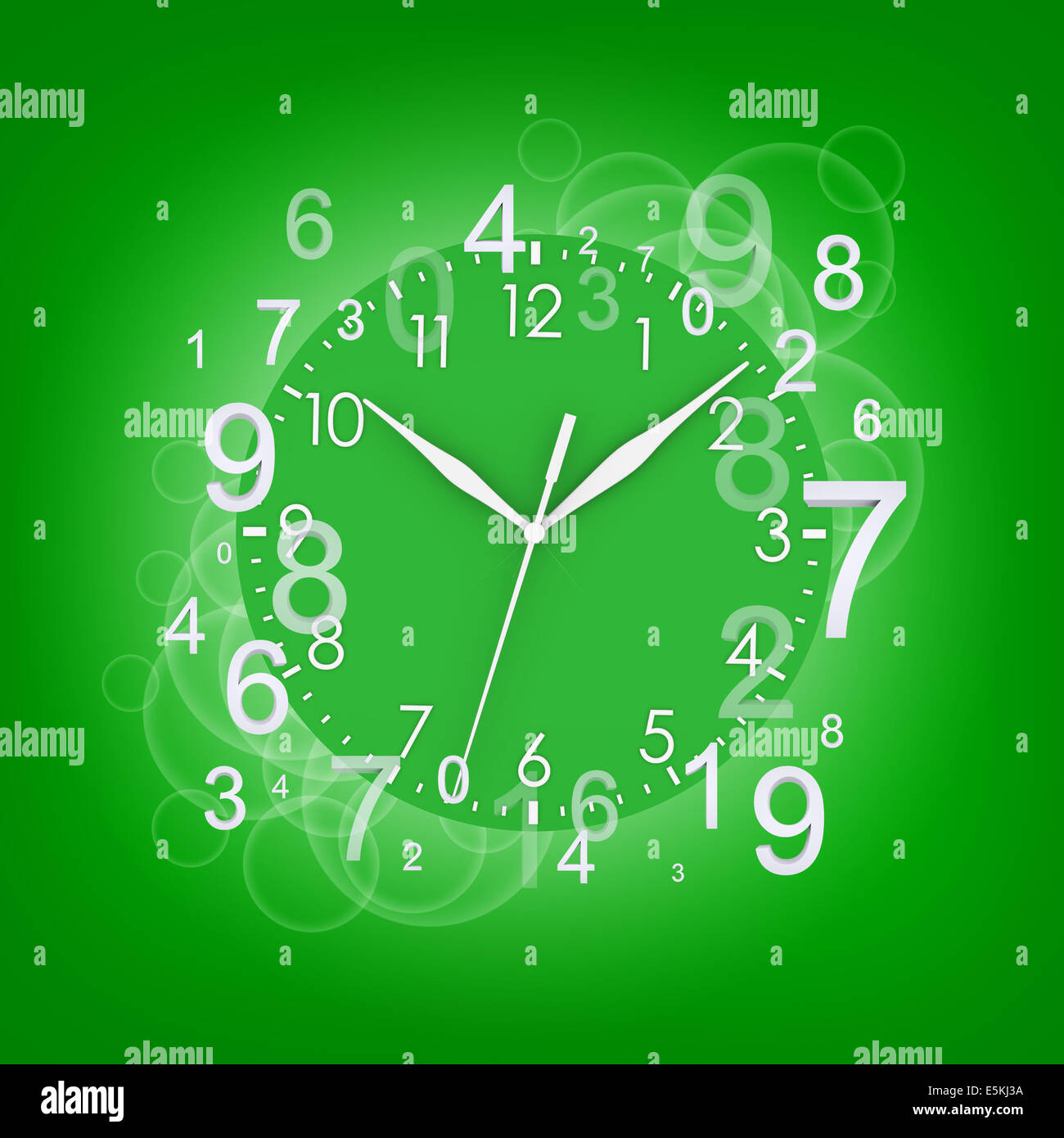 Clock face with figures Stock Photo - Alamy