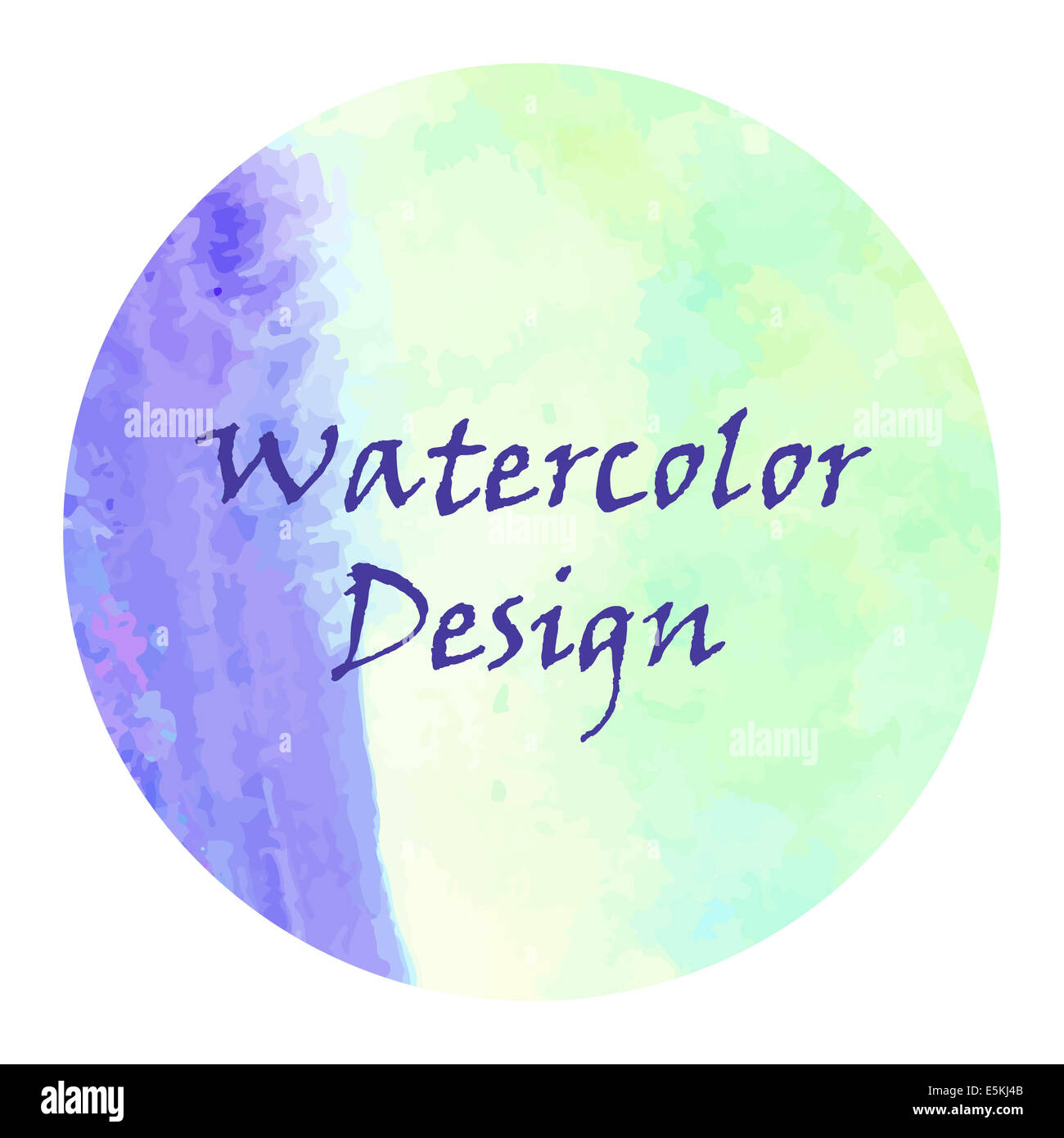Watercolor frame design. Made in a vector Stock Photo - Alamy