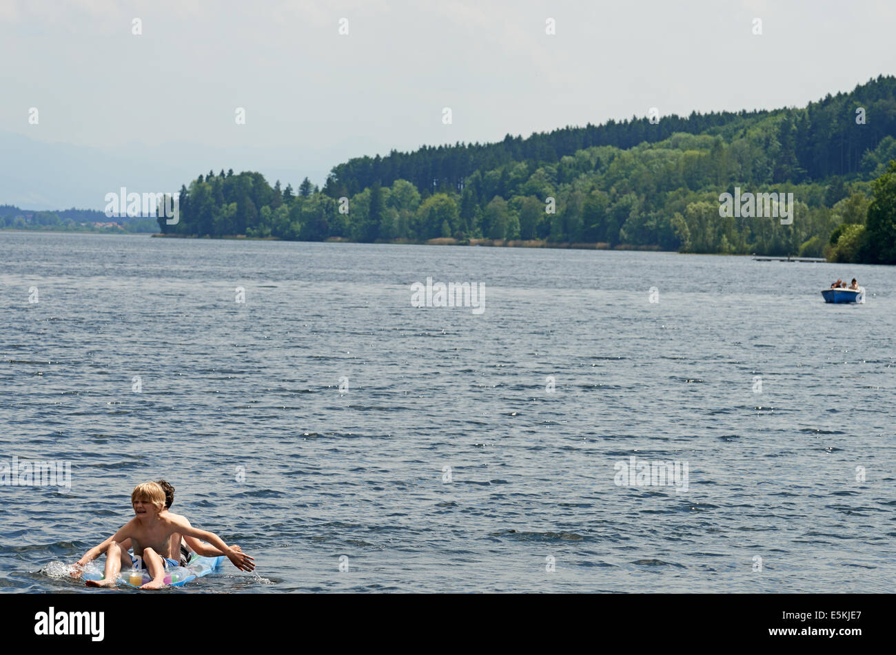 Wagingersee, Waging am See, Bavaria, Germany Stock Photo - Alamy