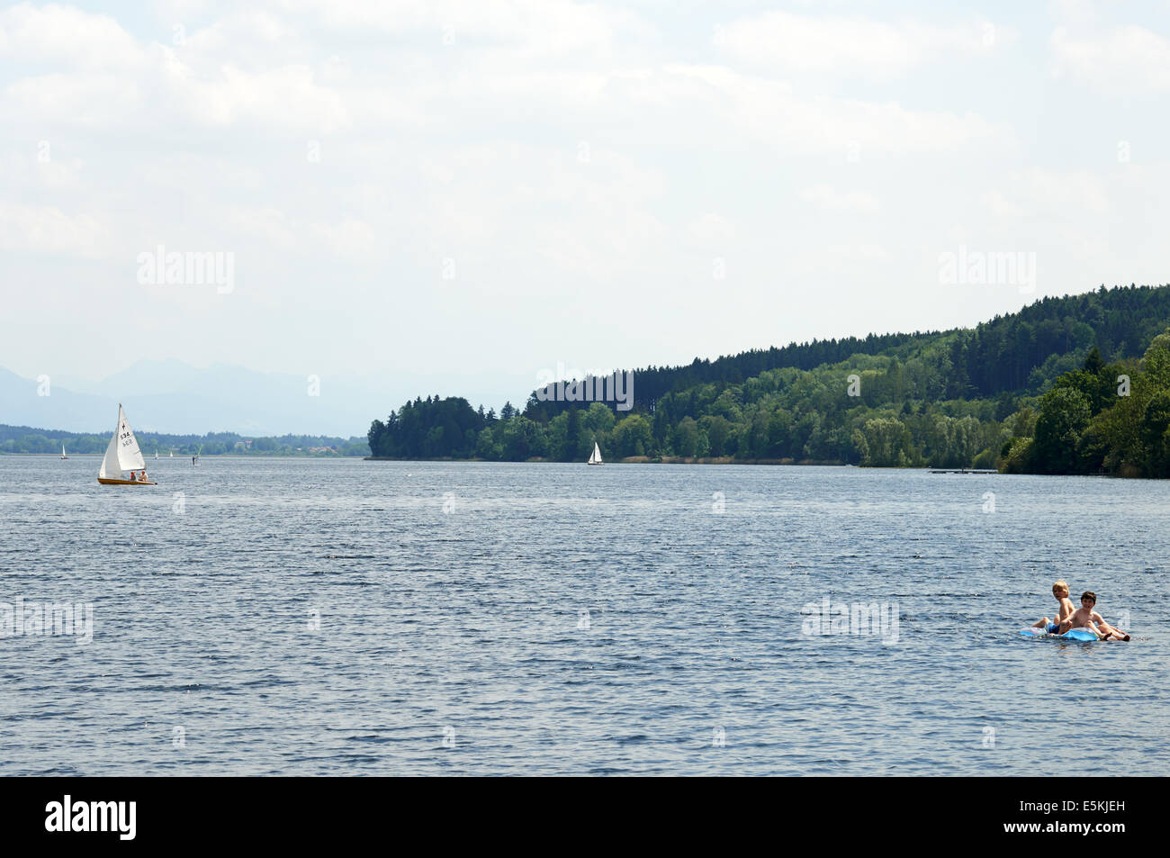 Wagingersee, Waging am See, Bavaria, Germany Stock Photo - Alamy
