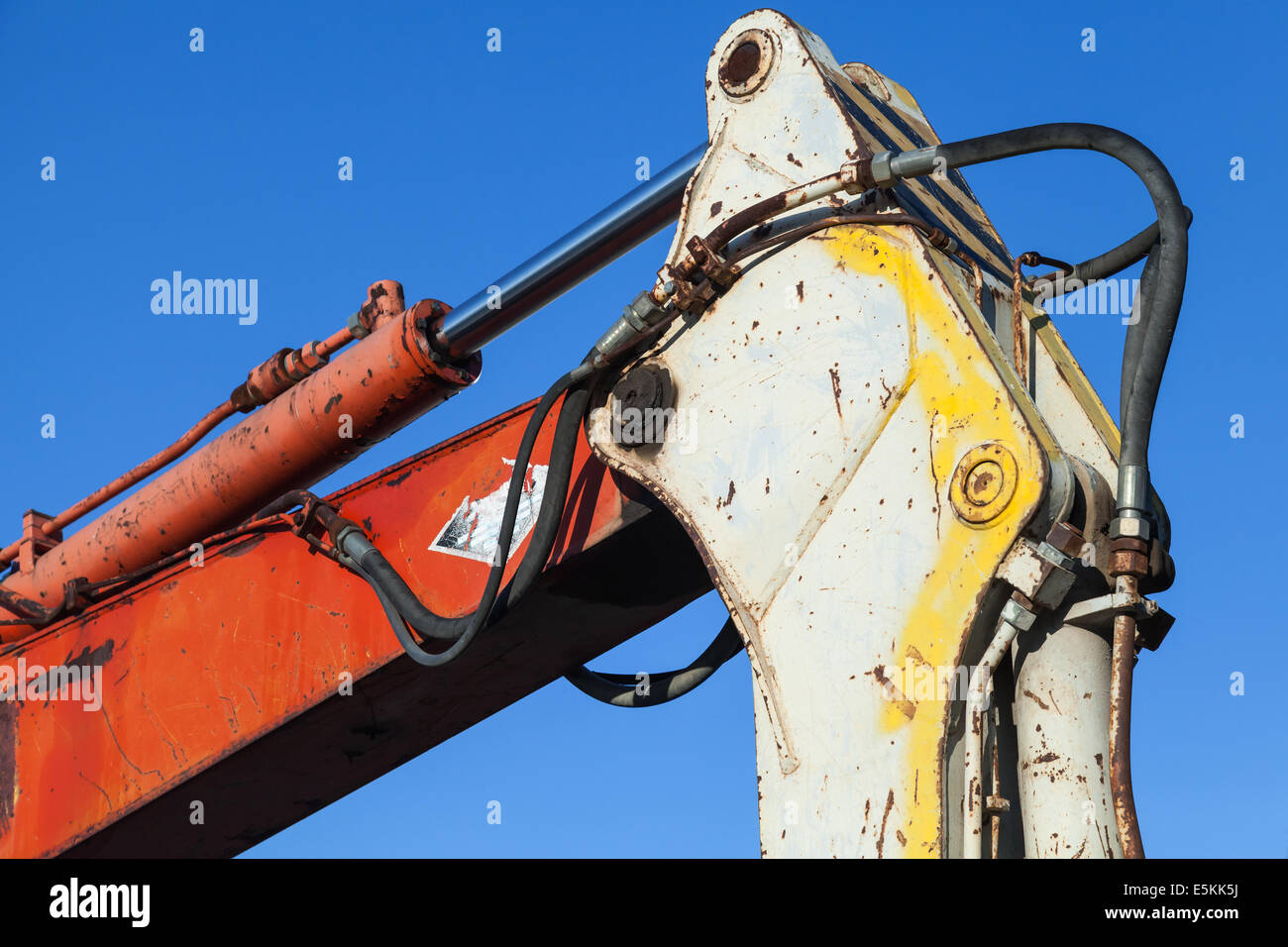 Blue excavator hi-res stock photography and images - Alamy