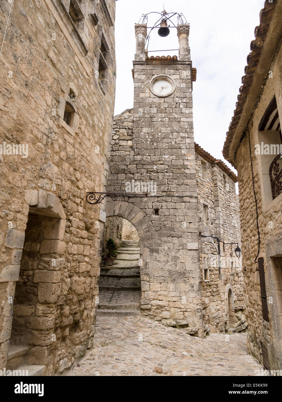 Lacoste Campanile, the Village clock and Bell Tower. A small tower ...