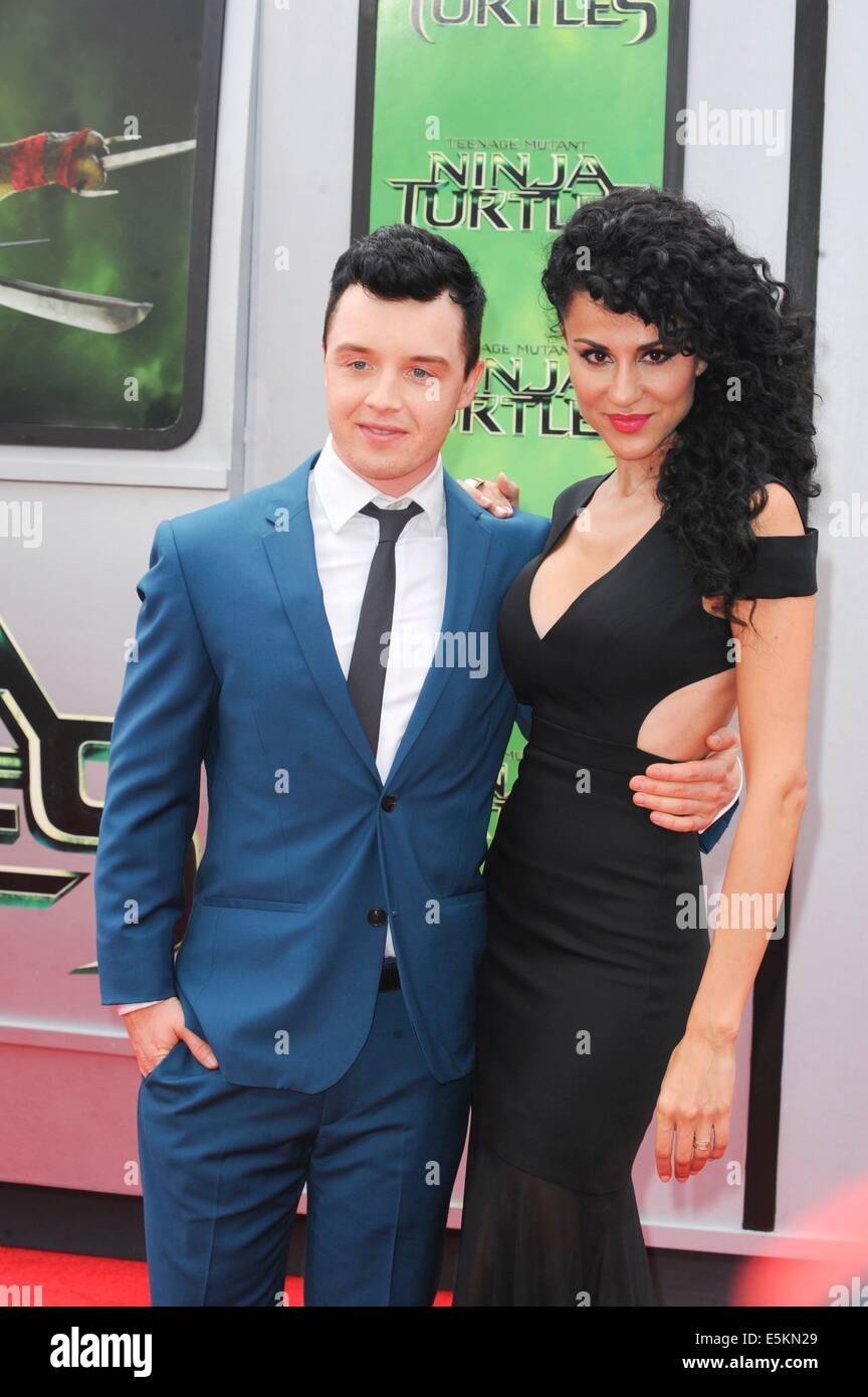 Los Angeles, CA, USA. 3rd Aug, 2014. Noel Fisher, Layla Alizada at ...