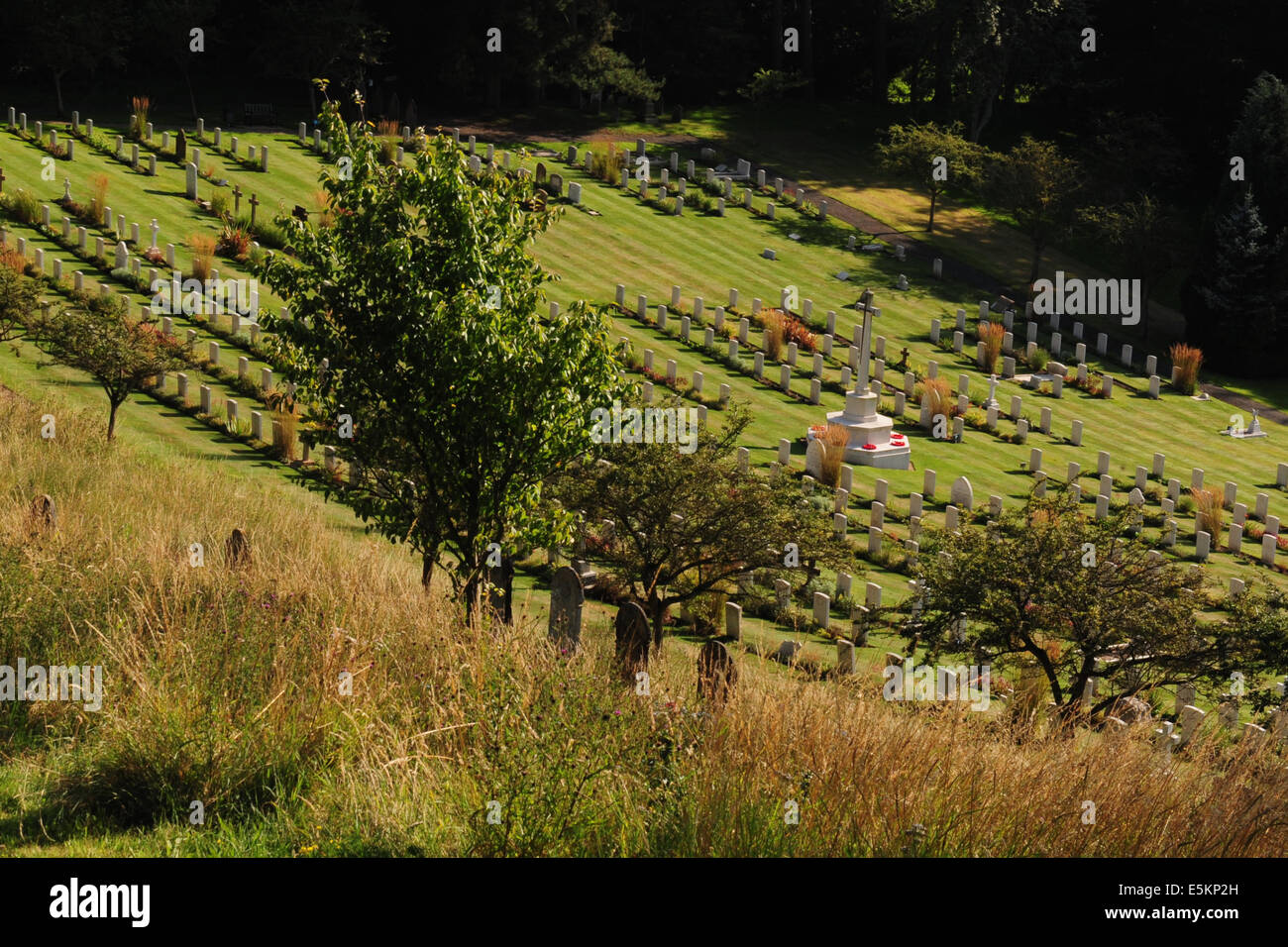 Shornecliff Military Cemetery in Folkestone, Kent. The cemetery was ...