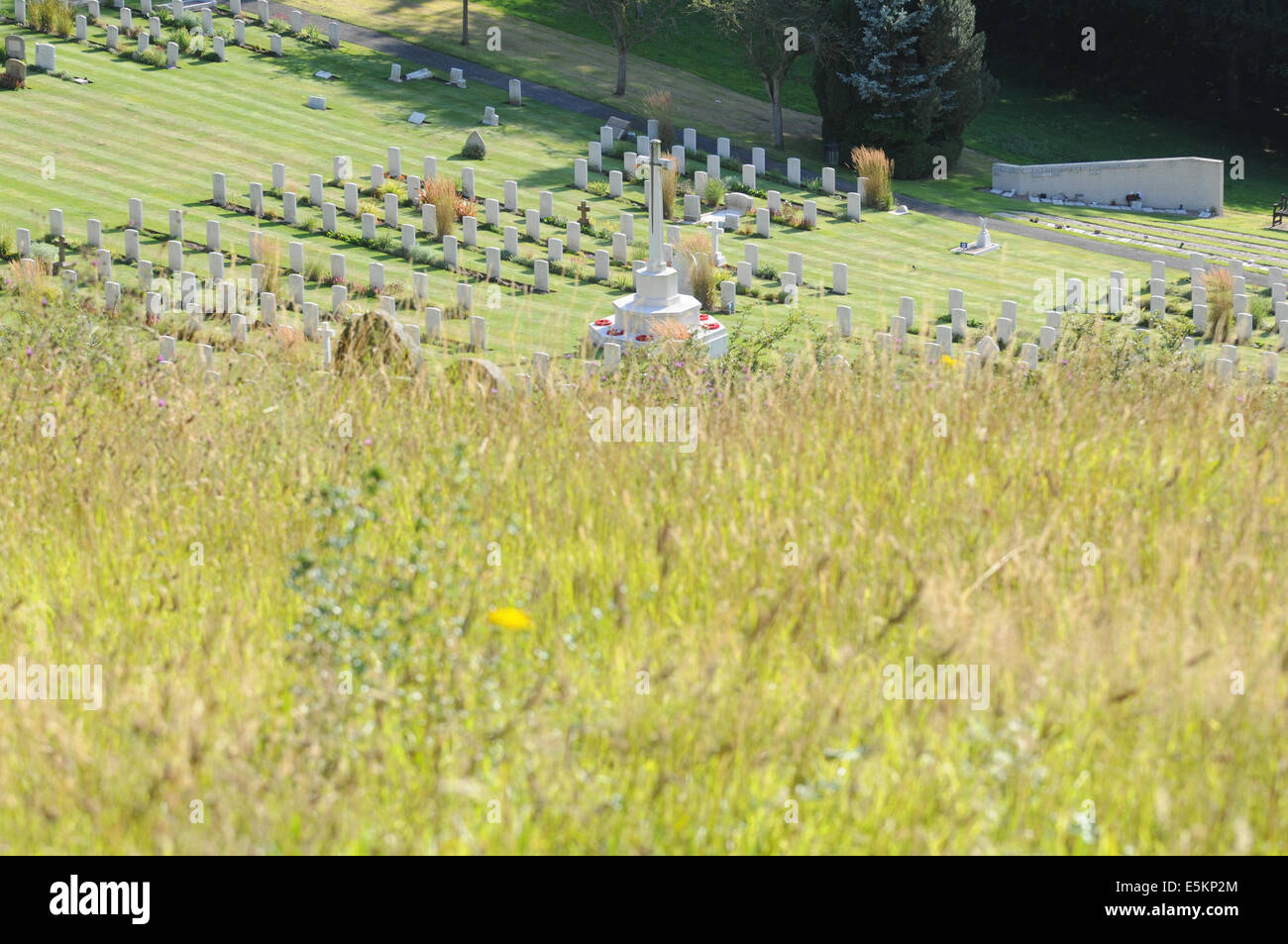 Shornecliff Military Cemetery in Folkestone, Kent. The cemetery was ...