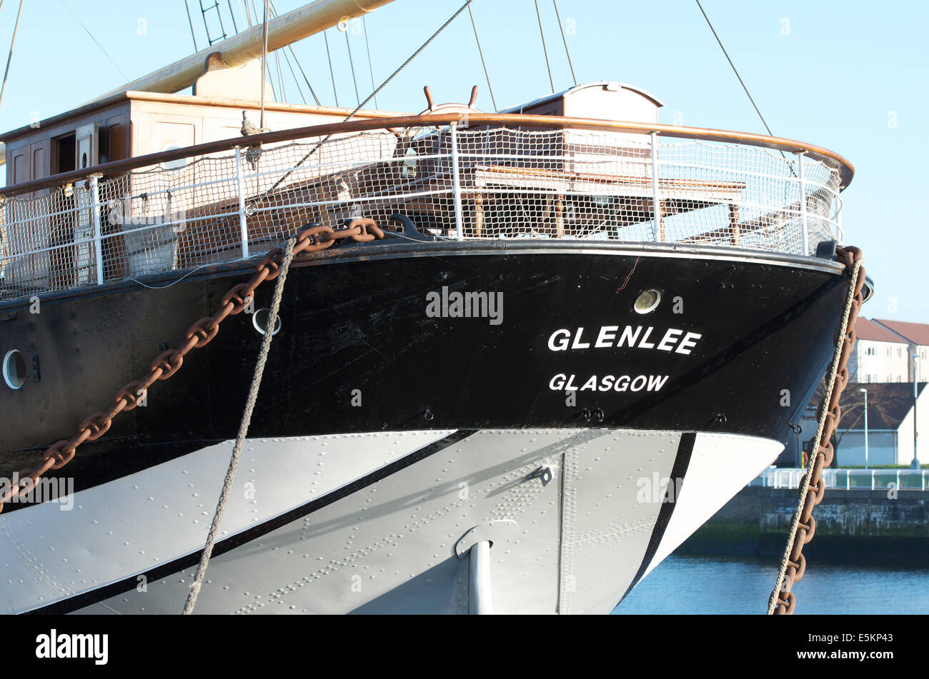 Sailing Vessel Glenlee Stock Photo - Alamy