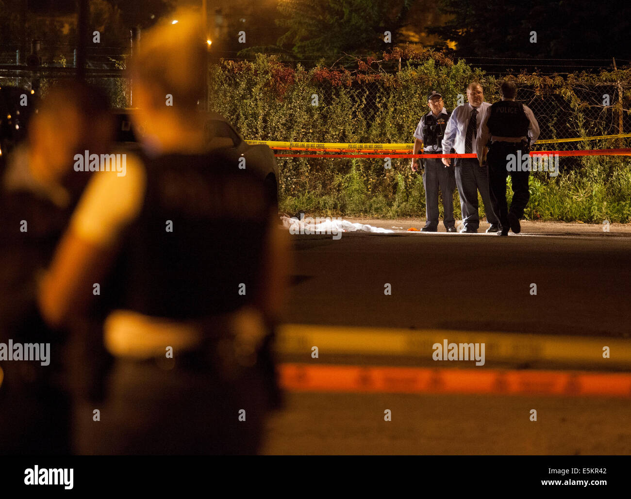 Crime scene investigators chicago hi-res stock photography and images ...