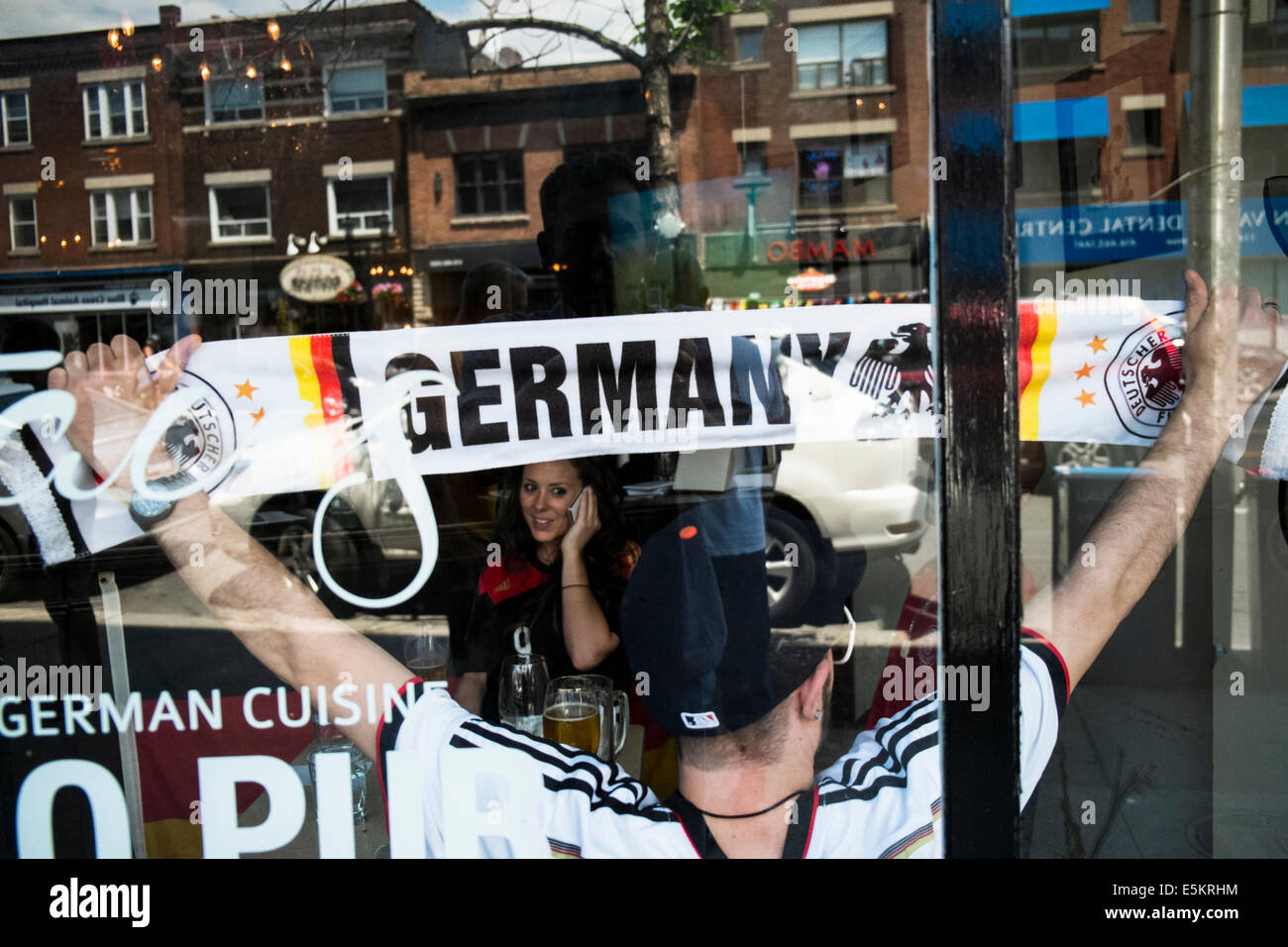 Germany football fans bar hi-res stock photography and images - Alamy