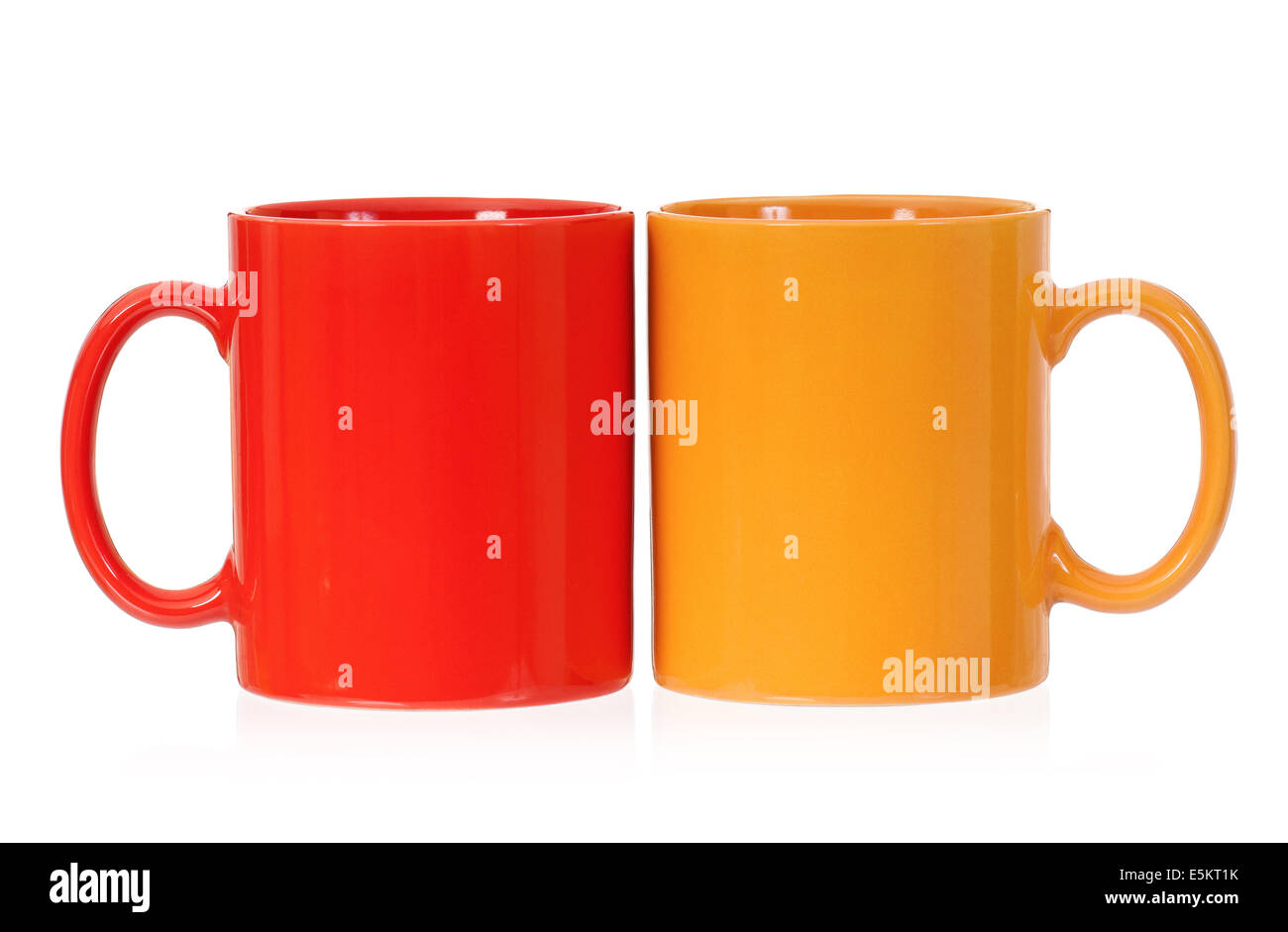 Two cups coffee espresso Cut Out Stock Images & Pictures - Alamy