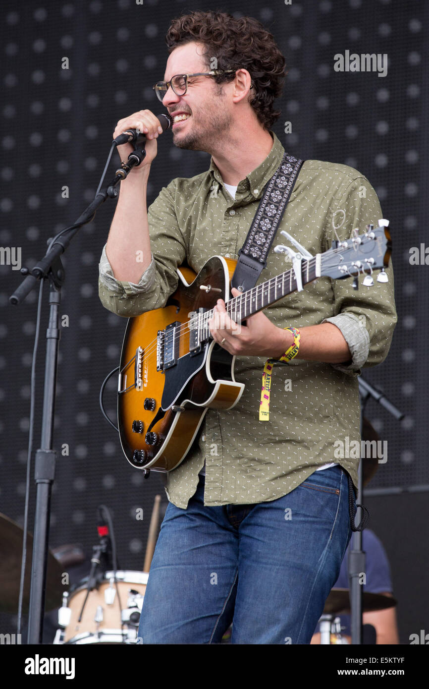 Chicago, Illinois, USA. 3rd Aug, 2014. Vocalist JAMES PETRALLI of the ...