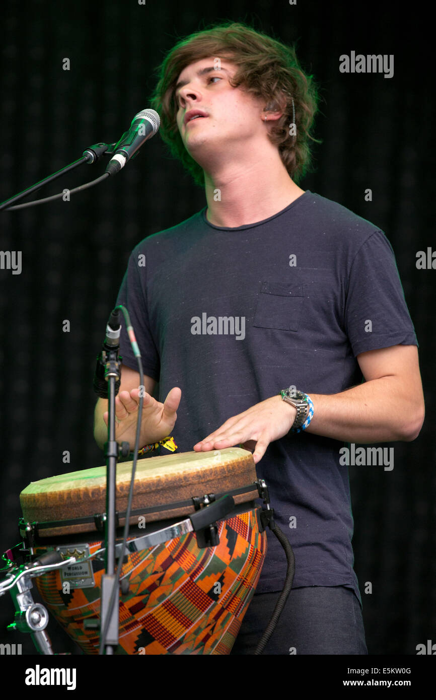 Chicago, Illinois, USA. 3rd Aug, 2014. DOMINIC MAJOR of the band London ...