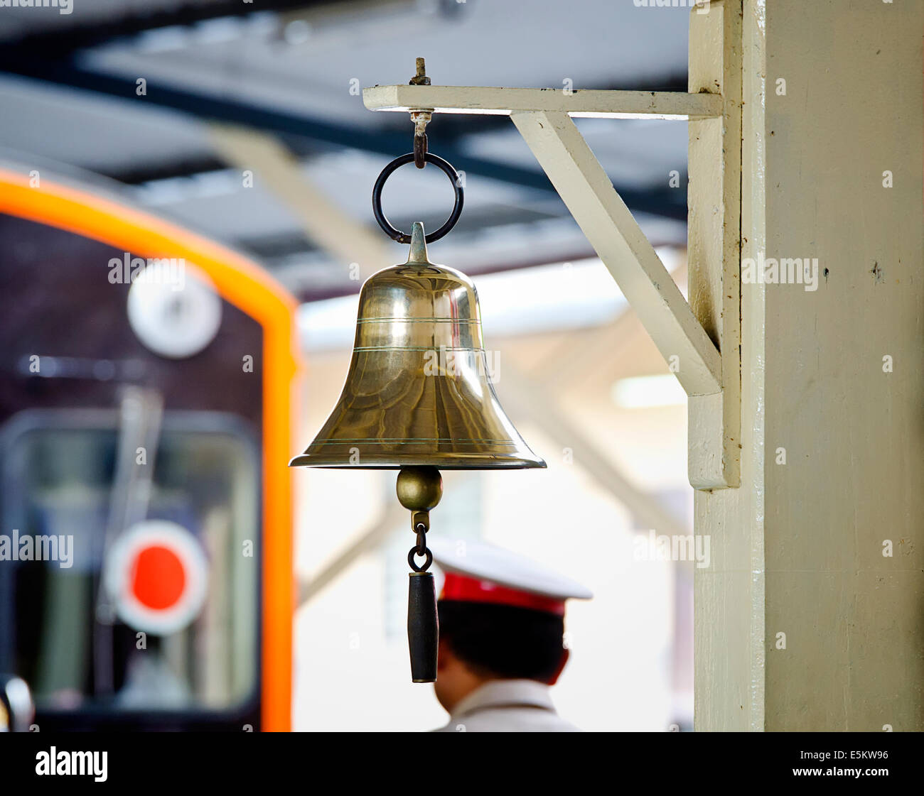 Thailand train platform bell hi-res stock photography and images - Alamy