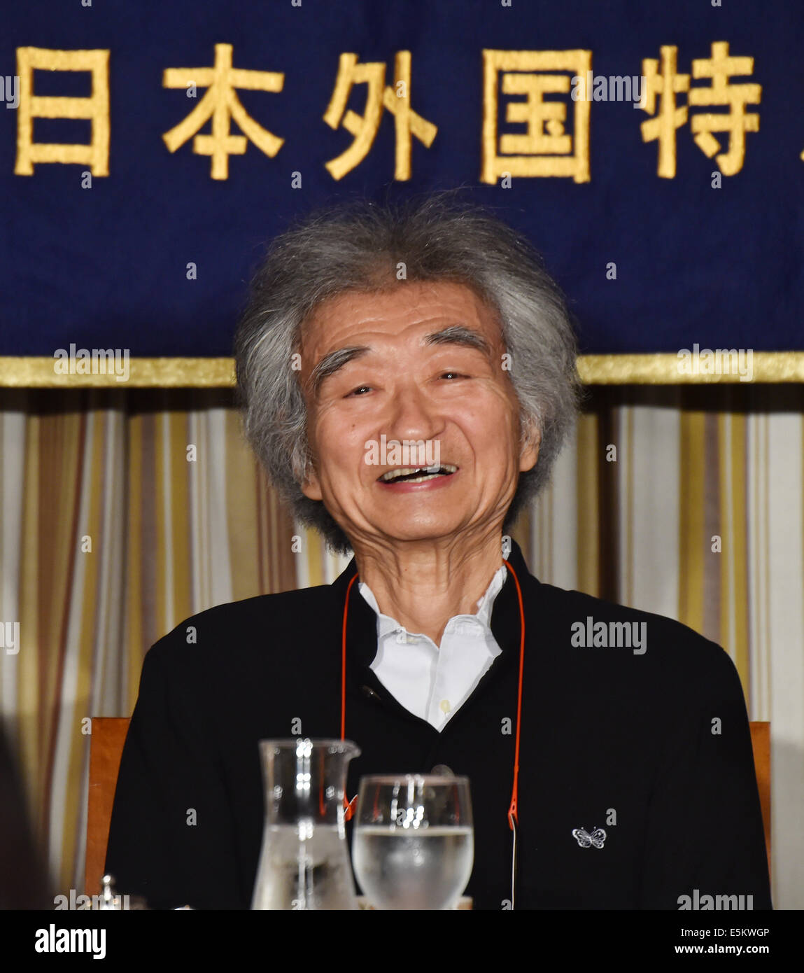 Tokyo, Japan. 4th Aug, 2014. Seiji Ozawa, one of world's leading ...