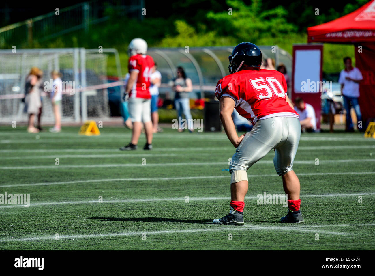 Football player green uniform on hi-res stock photography and images ...