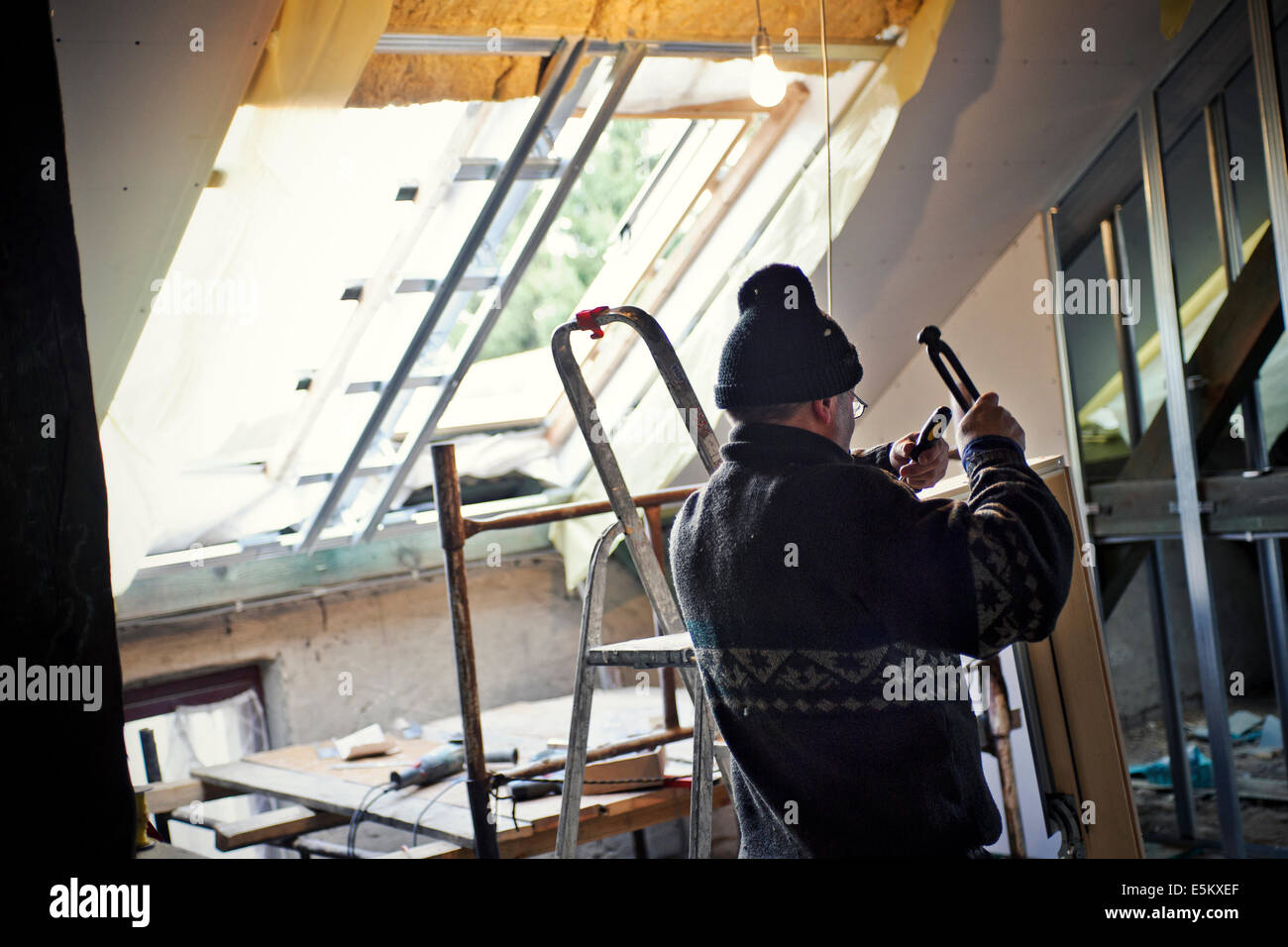 Man at work Stock Photo - Alamy
