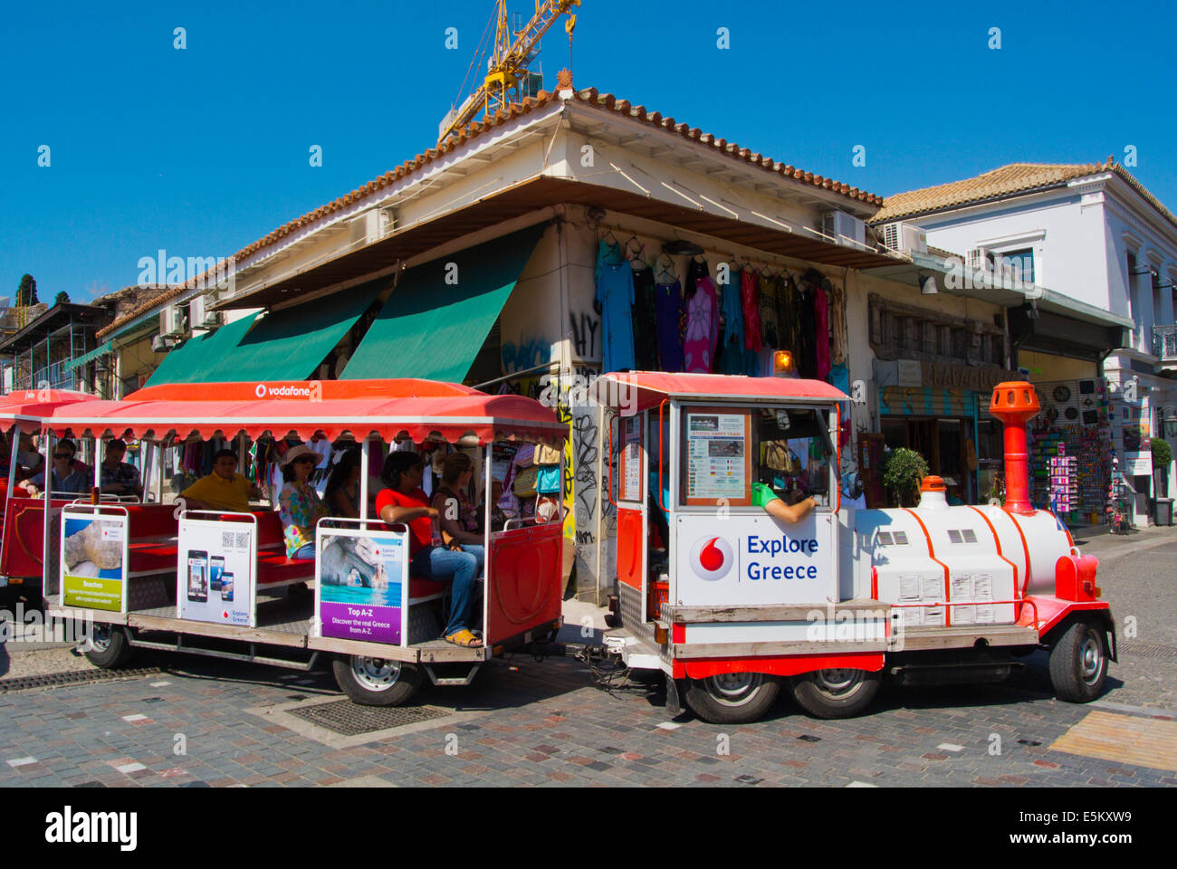 Athens happy train sightseeing tour train, Monastiraki square, Athens ...