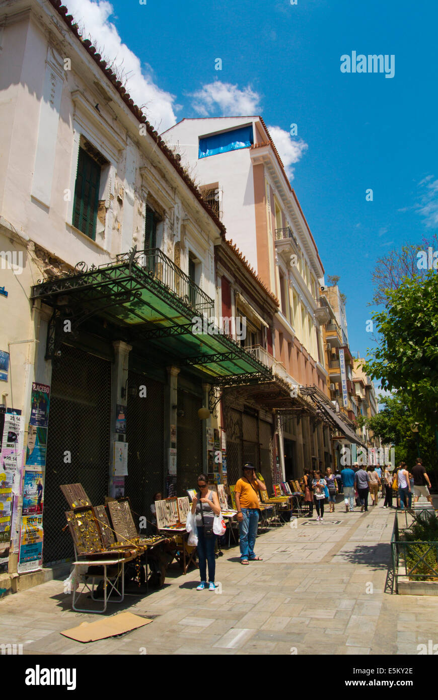 Shopping street athens hi-res stock photography and images - Alamy