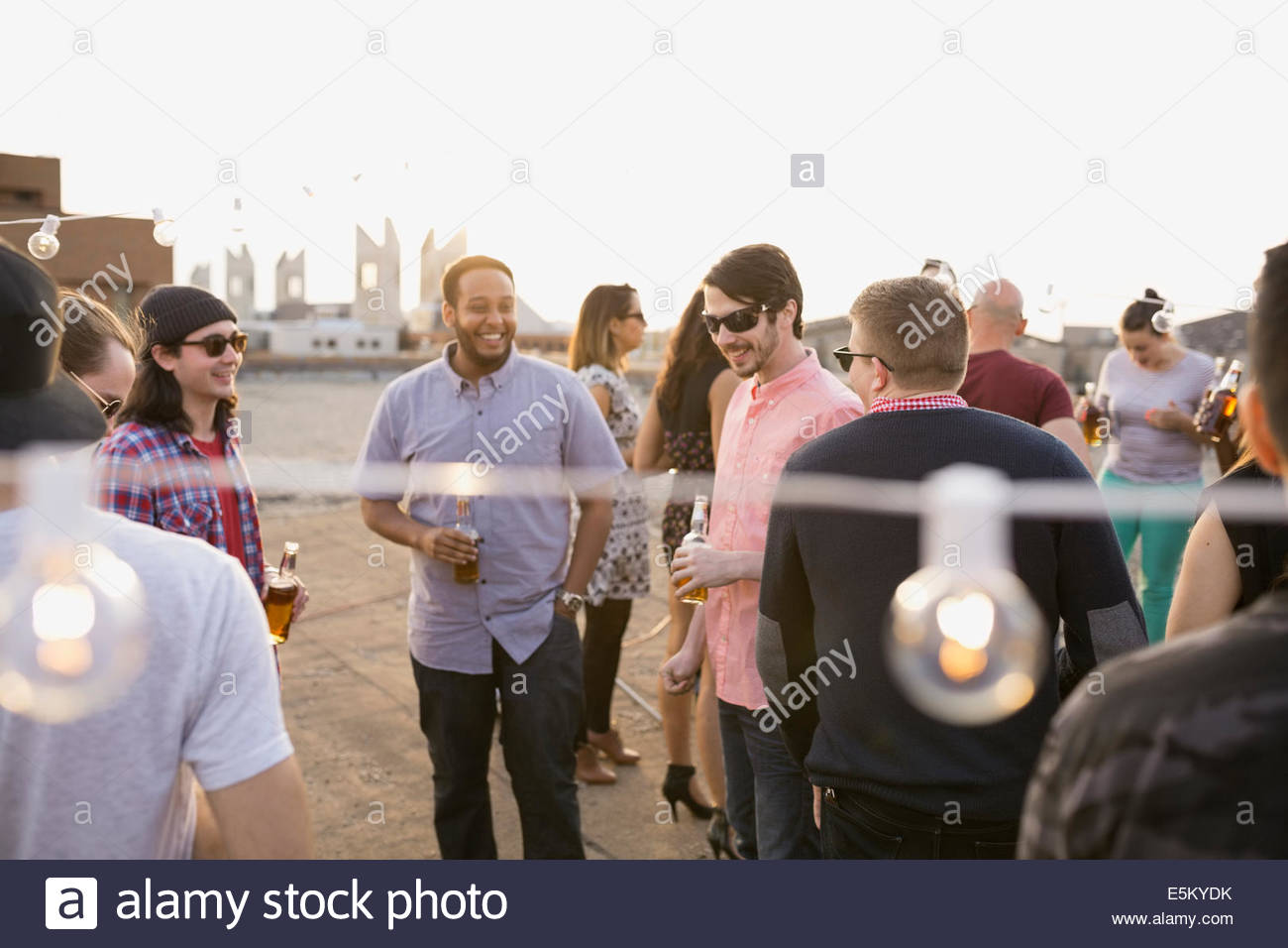 Talking at the party hi-res stock photography and images - Alamy