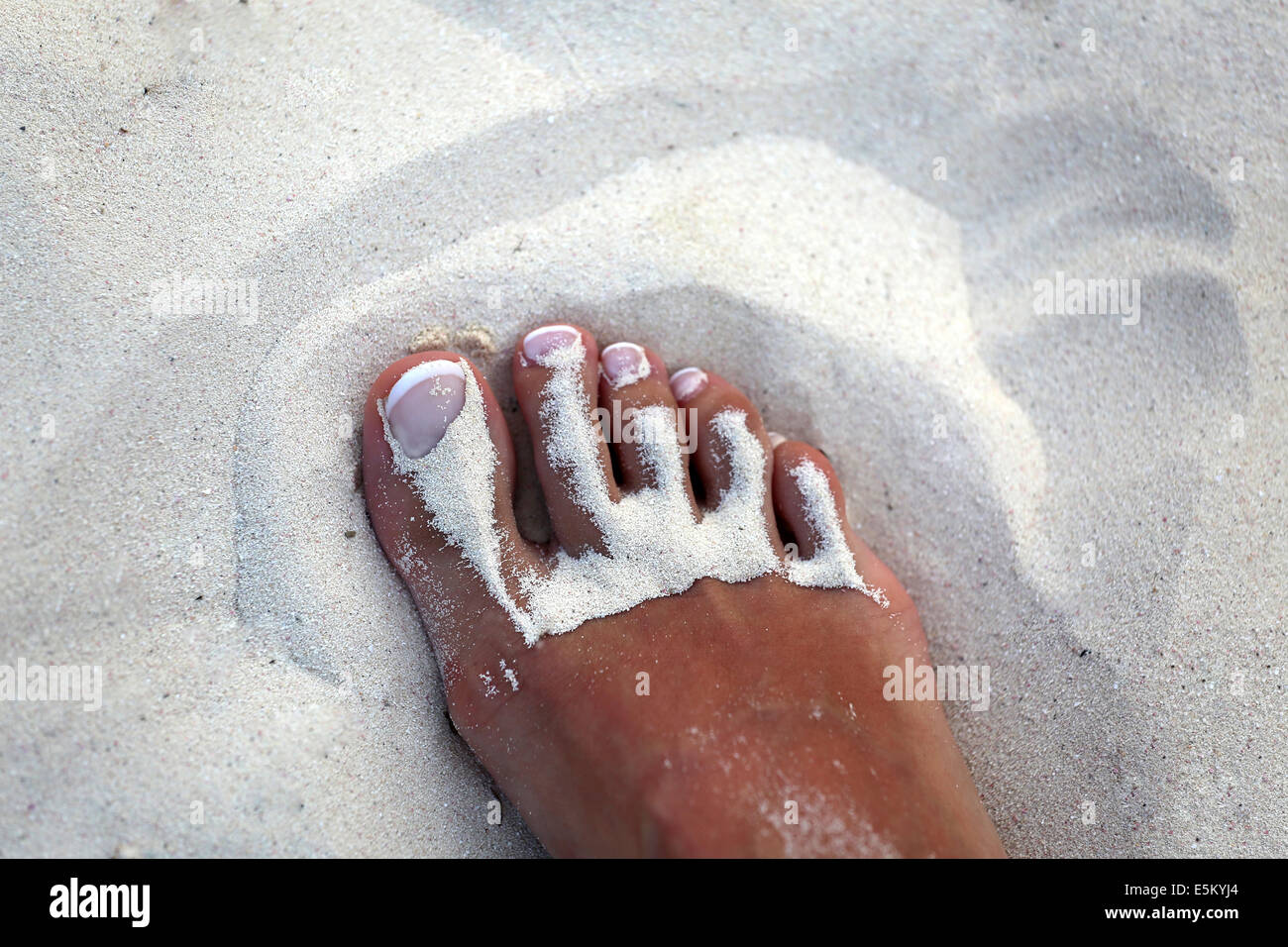 Nails in the sand hi-res stock photography and images - Alamy