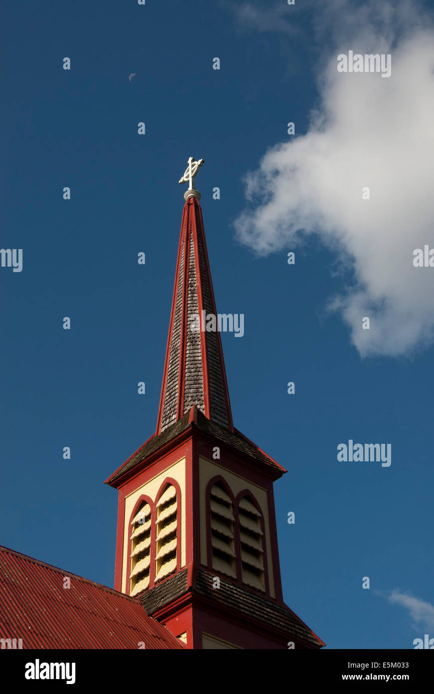 Spire of Saint Joseph's church, Sisters of Compassion convent ...
