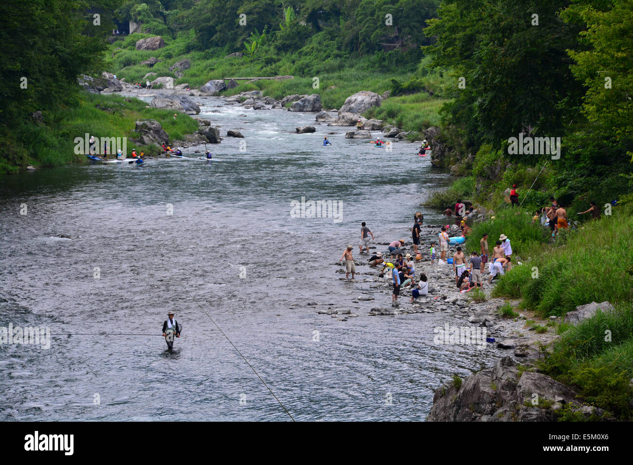 Children japan rain hi-res stock photography and images - Alamy
