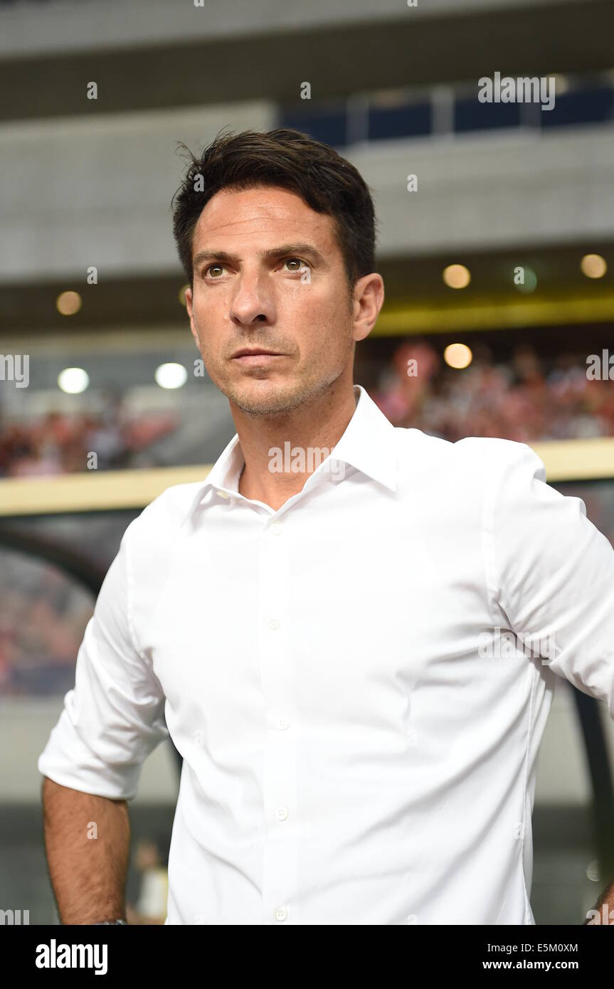 Niigata, Japan. 2nd Aug, 2014. Marco Pezzaiuoli (Cerezo) Football ...