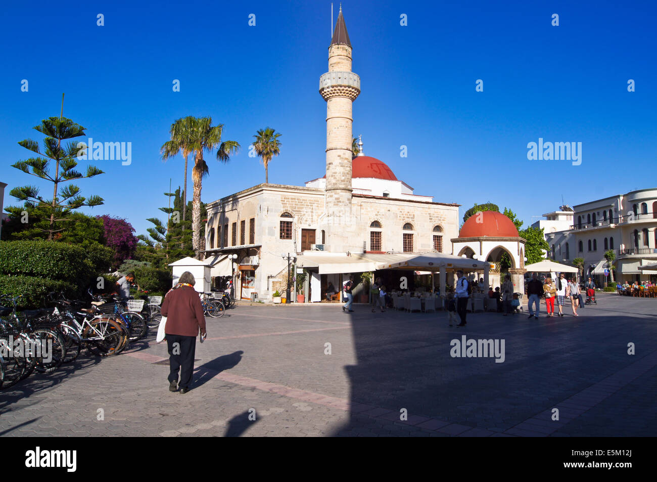 Ibrahim Defterdar mosque, Eleftherias Square, Kos Town, Kos, Greece ...