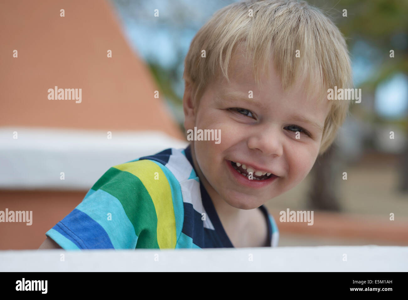 Portrait of cute little smiling boy Stock Photo - Alamy