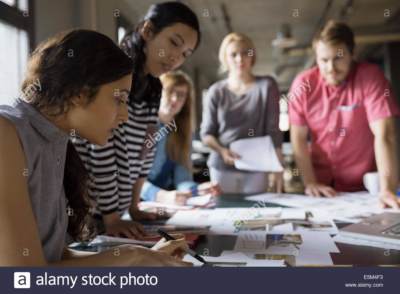 Creative business people meeting in office Stock Photo - Alamy