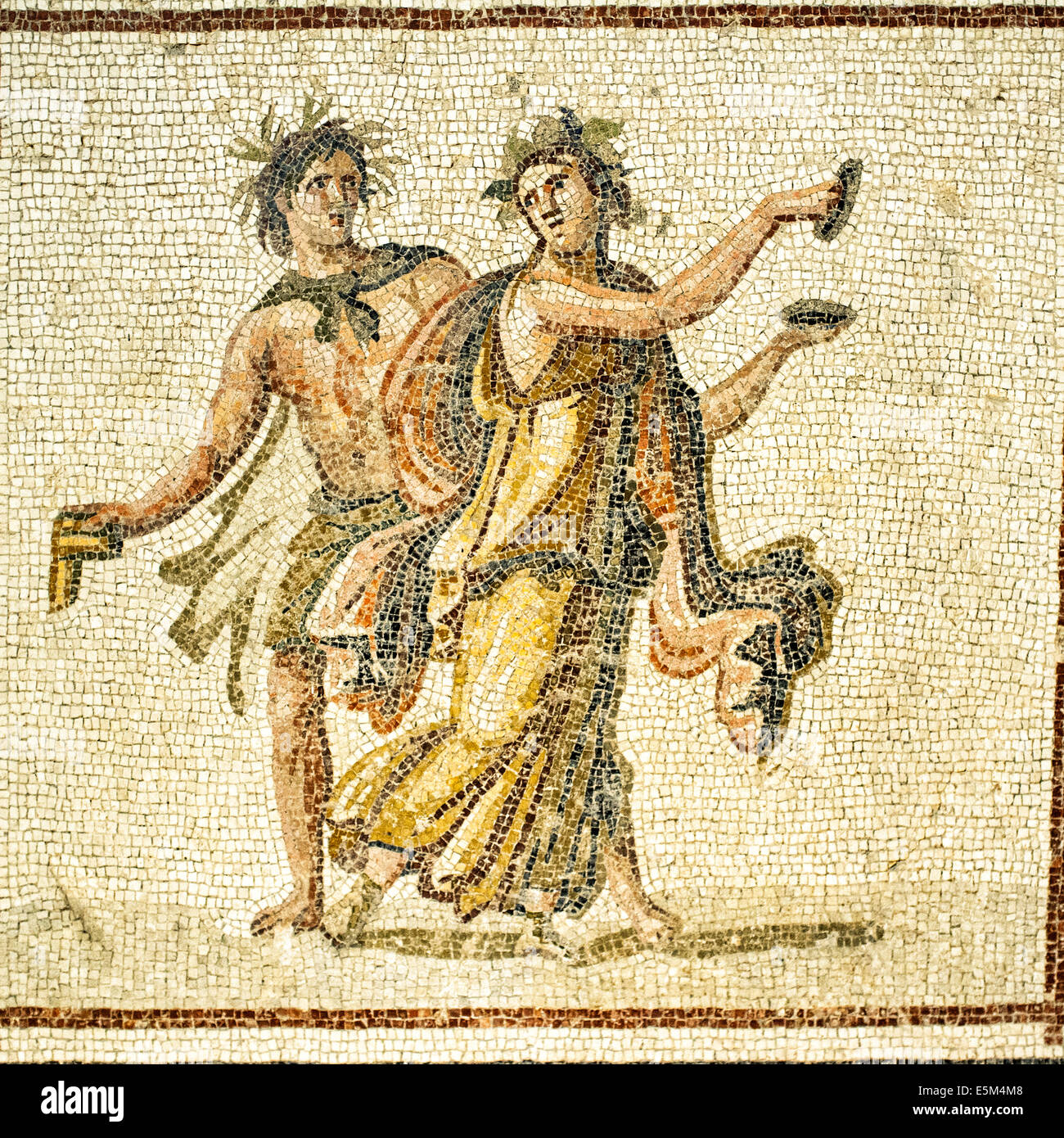 Mosaic of Bacchic dancers, 2nd Cent A.C., Hatay Archaeology Museum ...