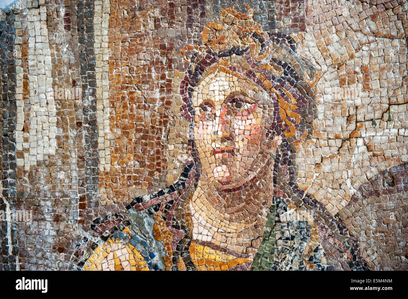 Mosaic of Isiac Ceremony from Daphne (Harbiye), 2nd-3rd Cent A.C ...