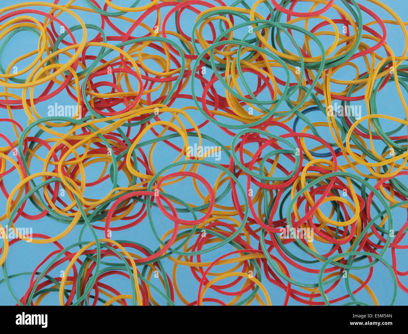 Rubber bands background hi-res stock photography and images - Alamy