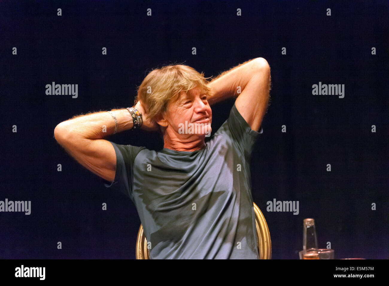Images taken during a riotous evening with Robin Askwith, presented by ...