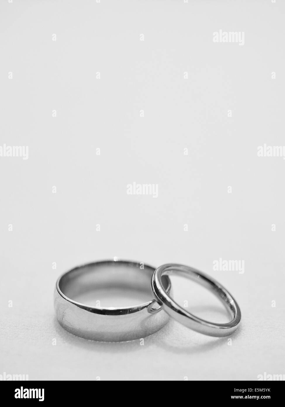 Wedding Rings Black Background