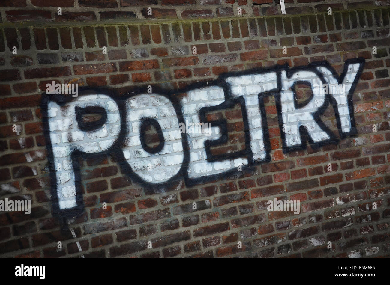 The Word Poetry In Graffiti