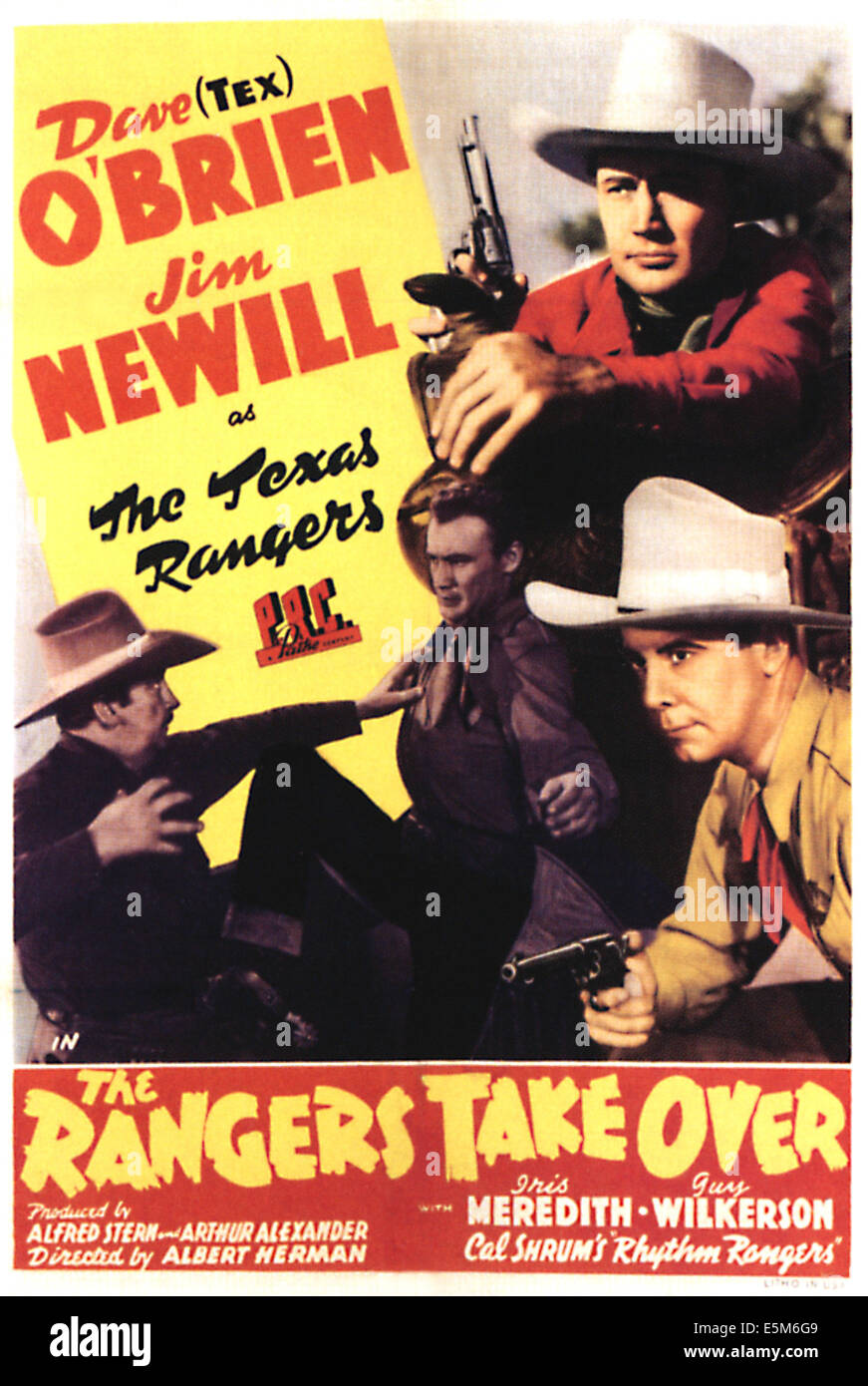 THE RANGERS TAKE OVER, Charles King, Dave O'Brien, James Newill, 1942 ...