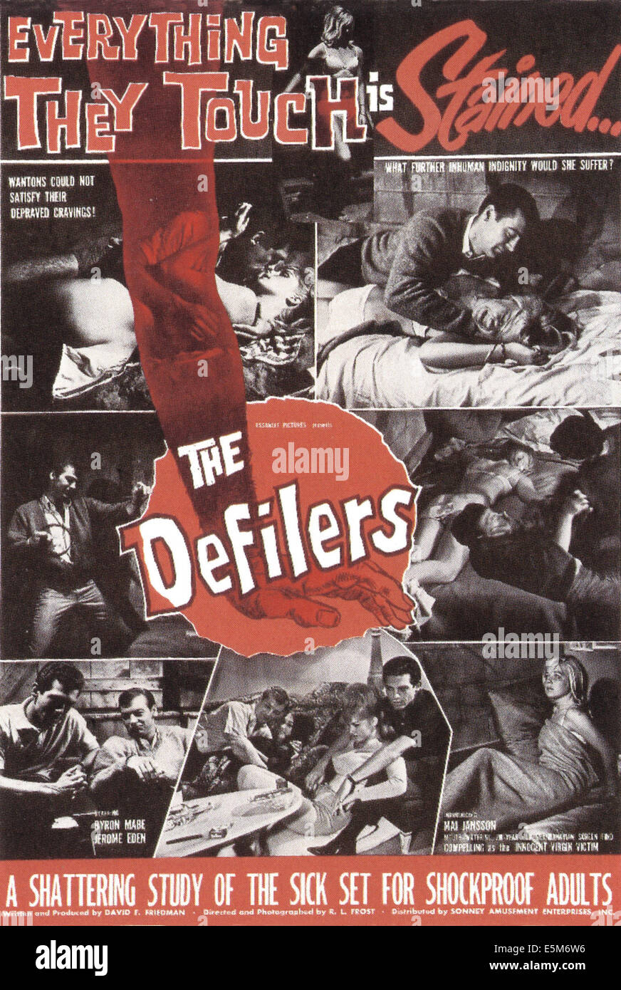 THE DEFILERS, Mai Jansson (right: bottom and second from top), 1965 ...
