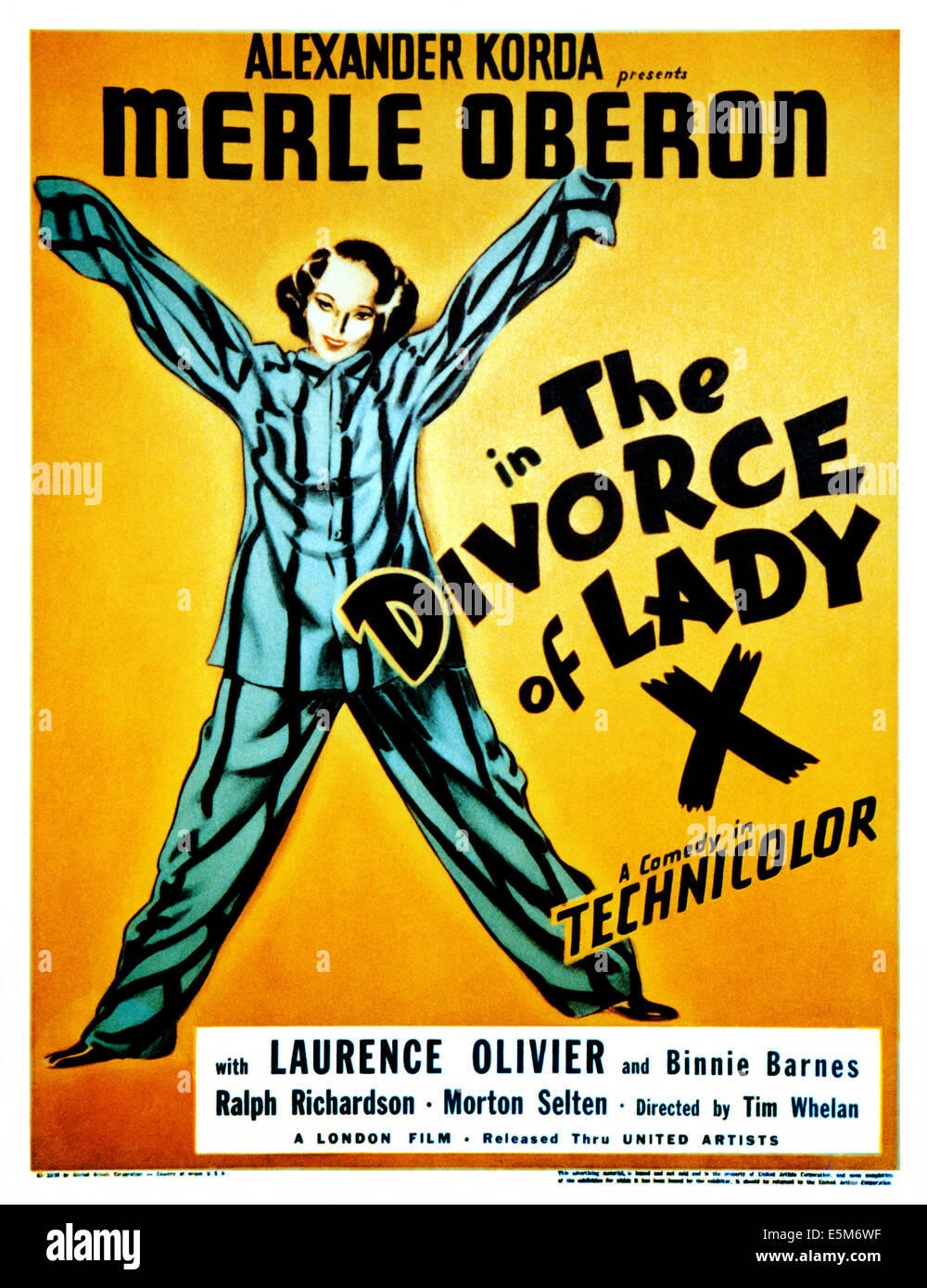 THE DIVORCE OF LADY X, Merle Oberon, 1938 Stock Photo - Alamy