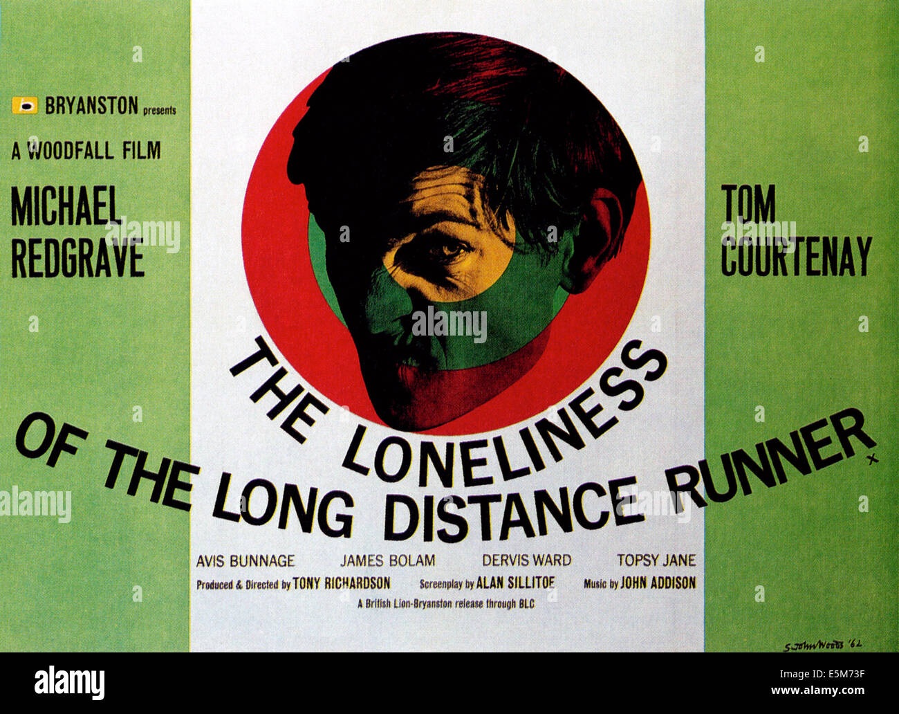THE LONELINESS OF THE LONG DISTANCE RUNNER, Tom Courtenay, 1962 Stock ...