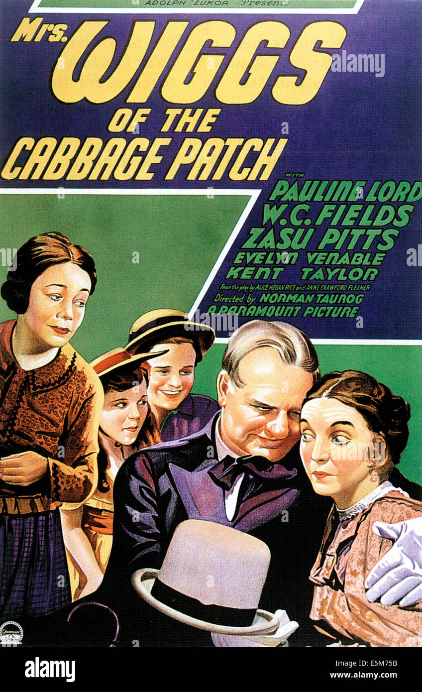 MRS. WIGGS OF THE CABBAGE PATCH, Pauline Lord, Carmencita Johnson ...