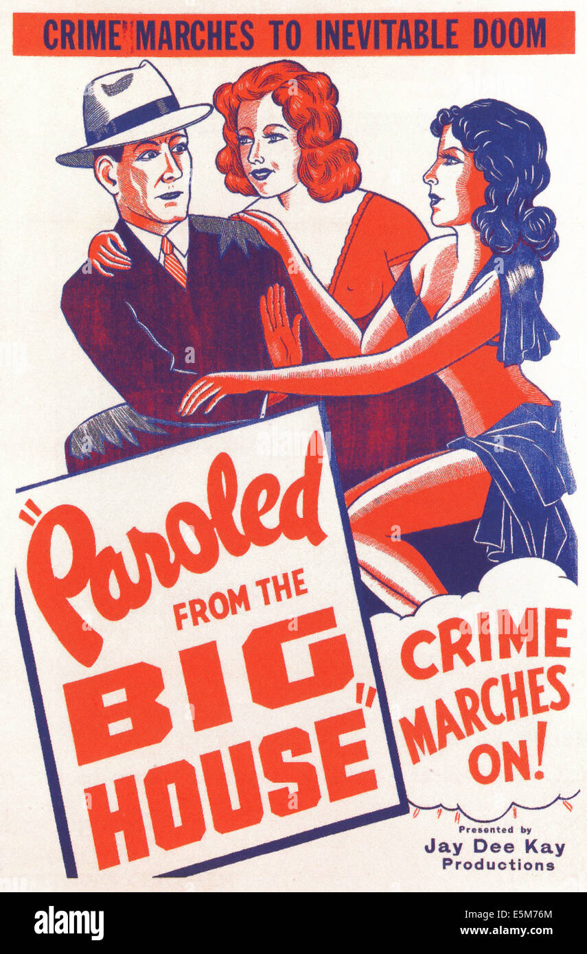 PAROLED FROM THE BIG HOUSE, (aka MAIN STREET GIRL), 1938 Stock Photo ...