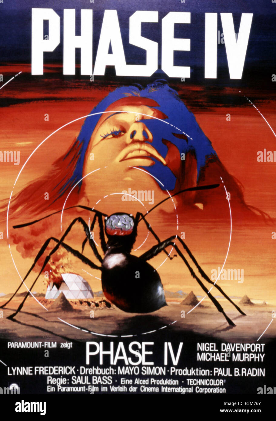 PHASE IV, movie poster, 1974 Stock Photo - Alamy