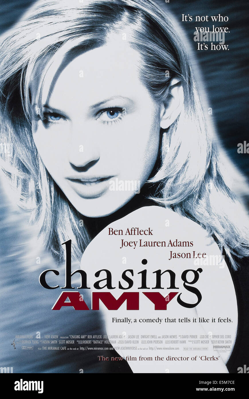 CHASING AMY, US poster art, Joey Lauren Adams, 1997. © Miramax Films ...
